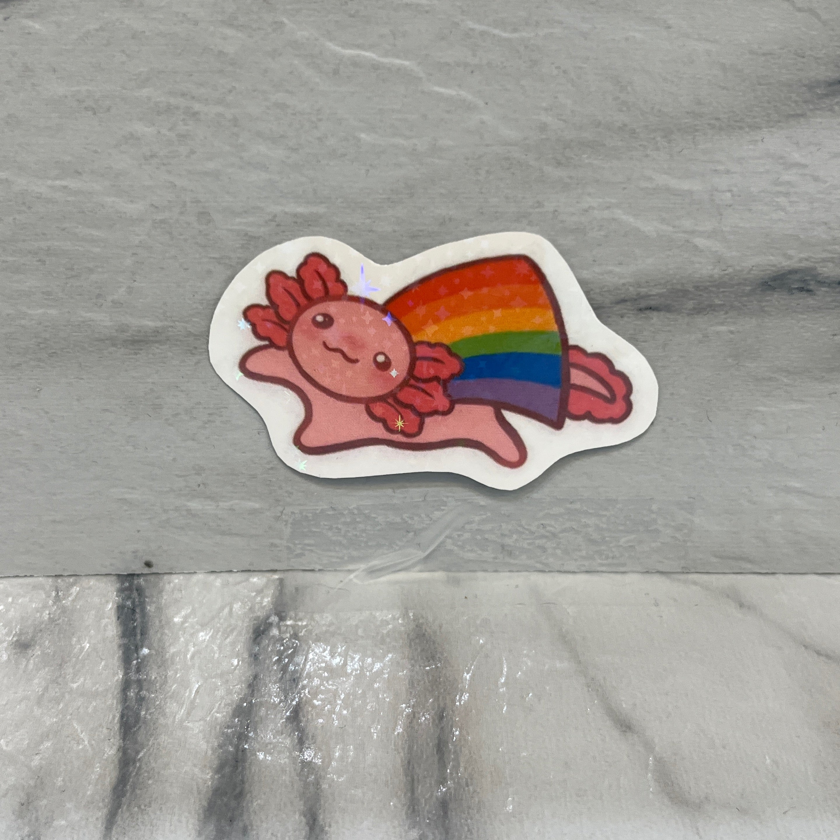 Rainbow Axolotl – Beetlebug Art Collective