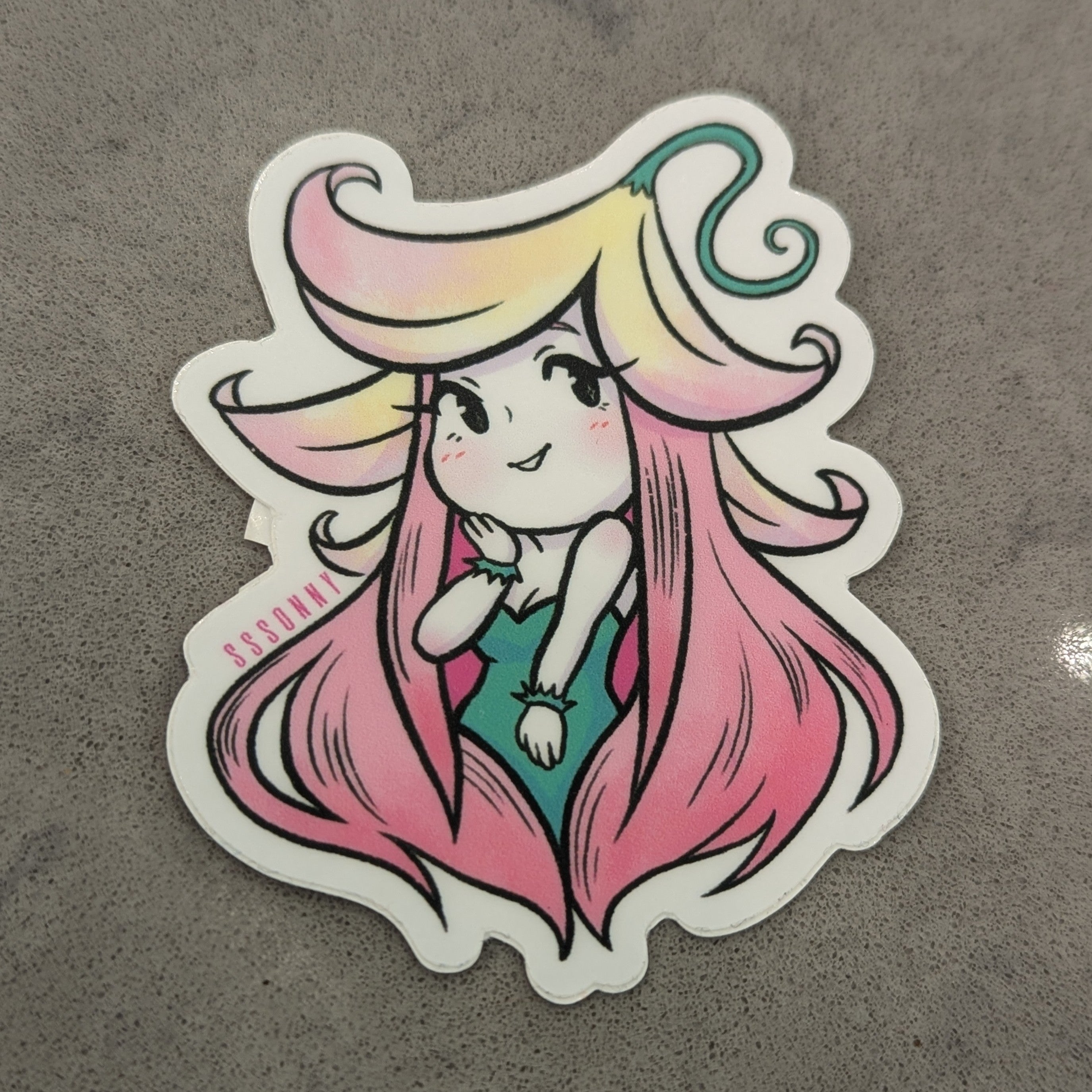 Chibi Lily Sticker – Beetlebug Art Collective