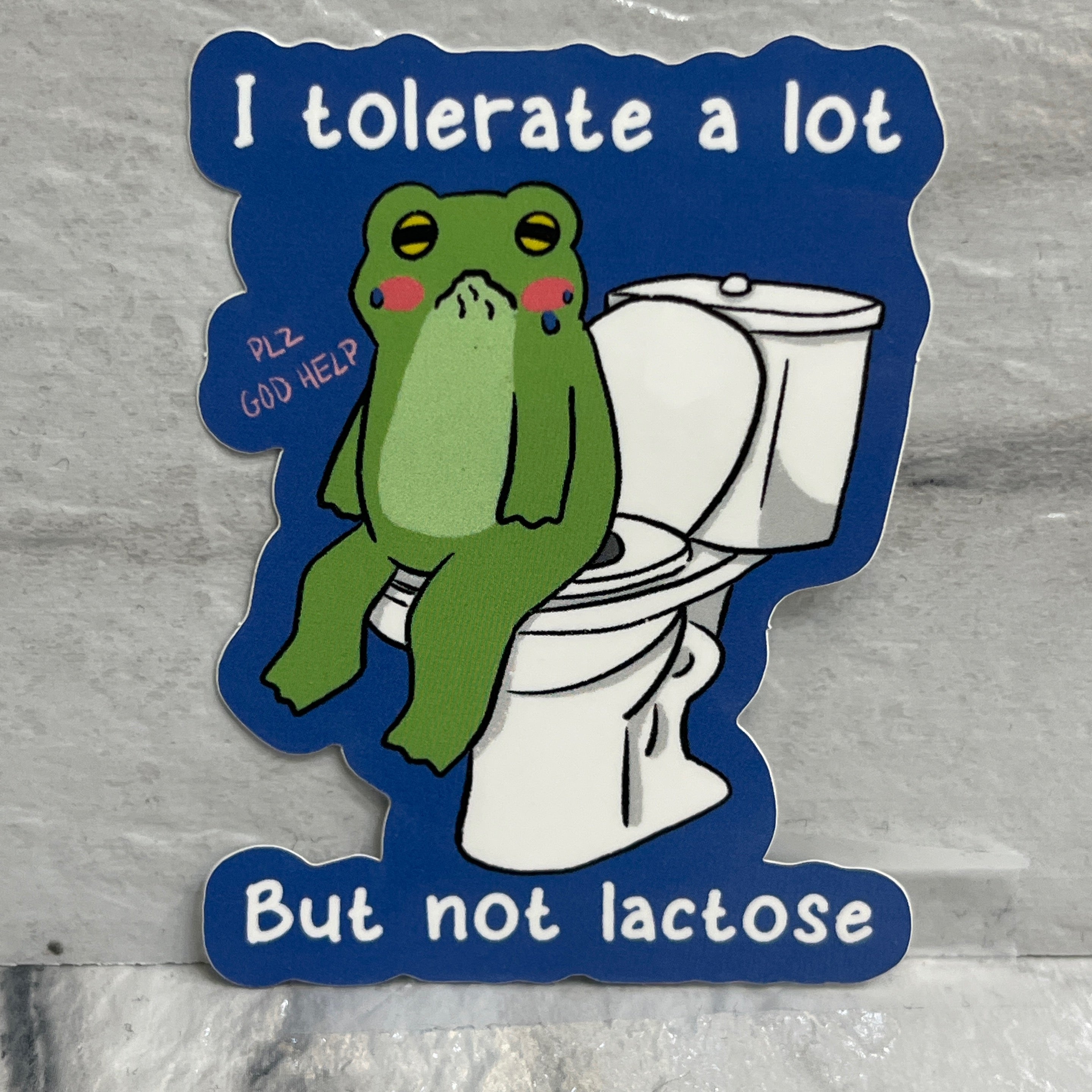 Lactose Intolerant Sticker – Beetlebug Art Collective